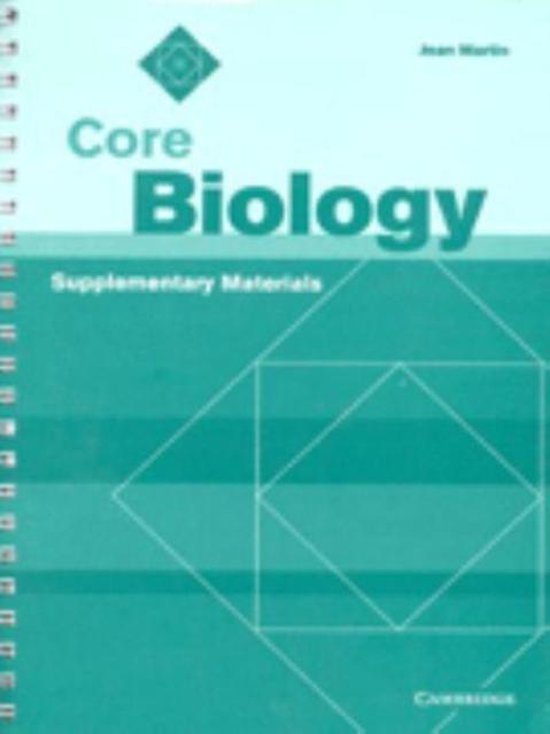 Core Biology Supplementary Materials | 9780521778046 | Jean Martin ...