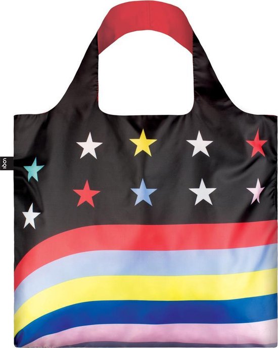 LOQI Shopper, opvouwbare tas -TRAVEL Stars & Stripes | bol