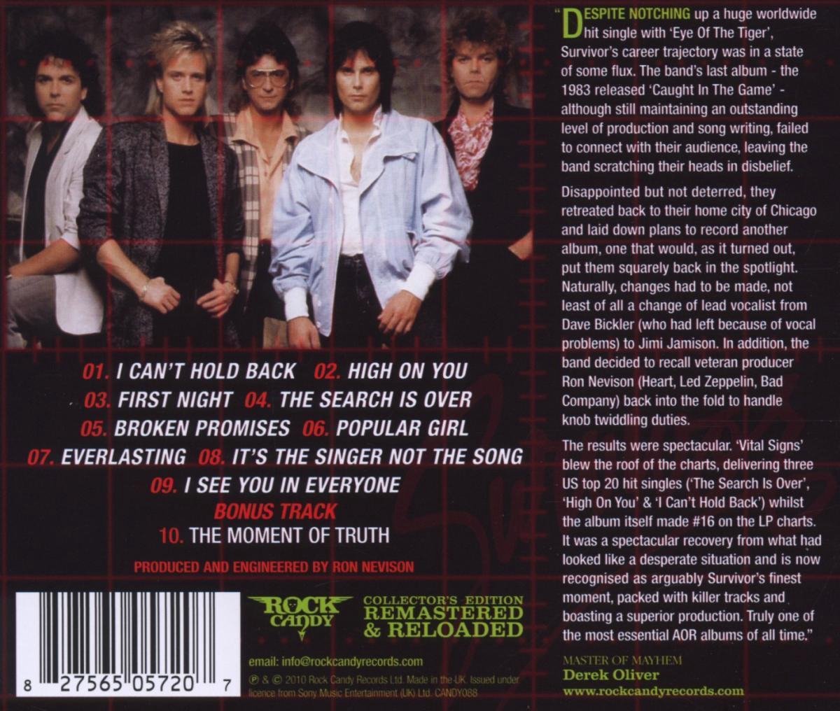 Vital Signs, Survivor | CD (album) | Muziek | bol