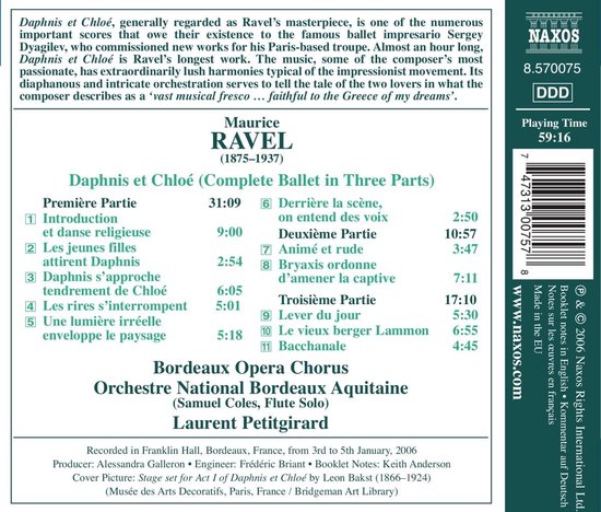 Orchestra National Bordeaux Aquitaine, Laurent Petitgirard - Ravel: Daphnis Et Chloé... | bol