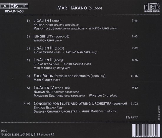 Swedish Chamber Orchestra, Anne Manson, Nathan Nabb, Masahito Sugihara ...