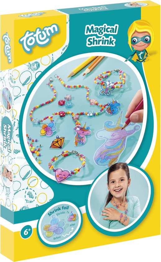 Totum sieraden setjes maken met krimp plastic