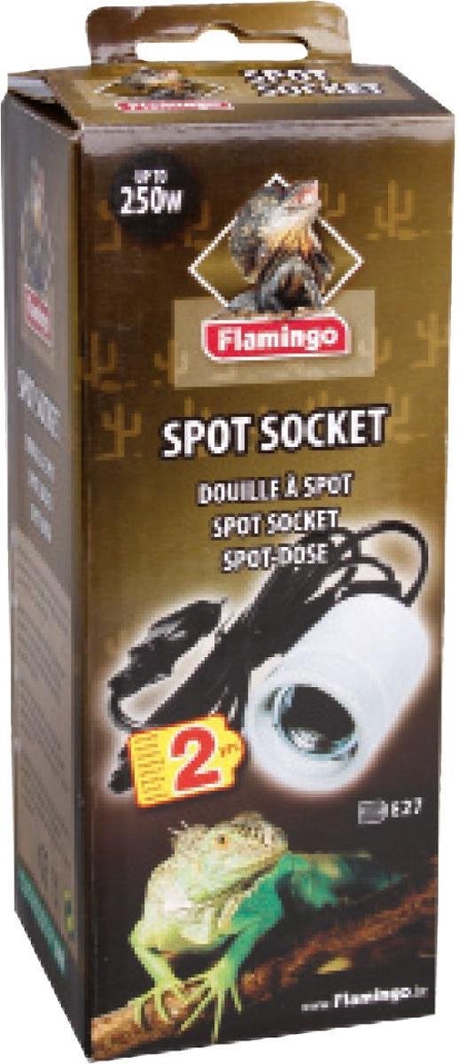 Flamingo - Terrarium Keramische Lamphouder Spot Socket - Wit - 4.5x4 ...