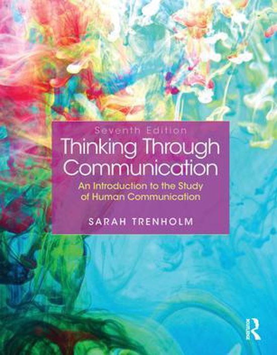 Thinking Through Communication (ebook), Sarah Trenholm | 9781315506111 ...