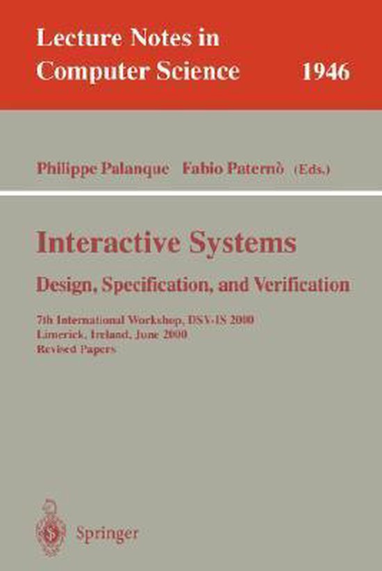 Interactive Systems. Design, Specification, and Verification ...