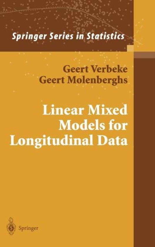 Linear Mixed Models For Longitudinal Dat | 9780387950273 | G. Verbeke ...