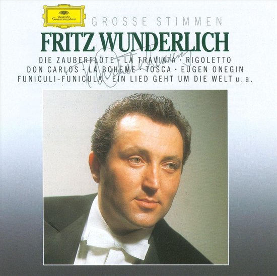 Grosse Stimmen - Friz Wunderlich, Fritz Wunderlich | Muziek | bol