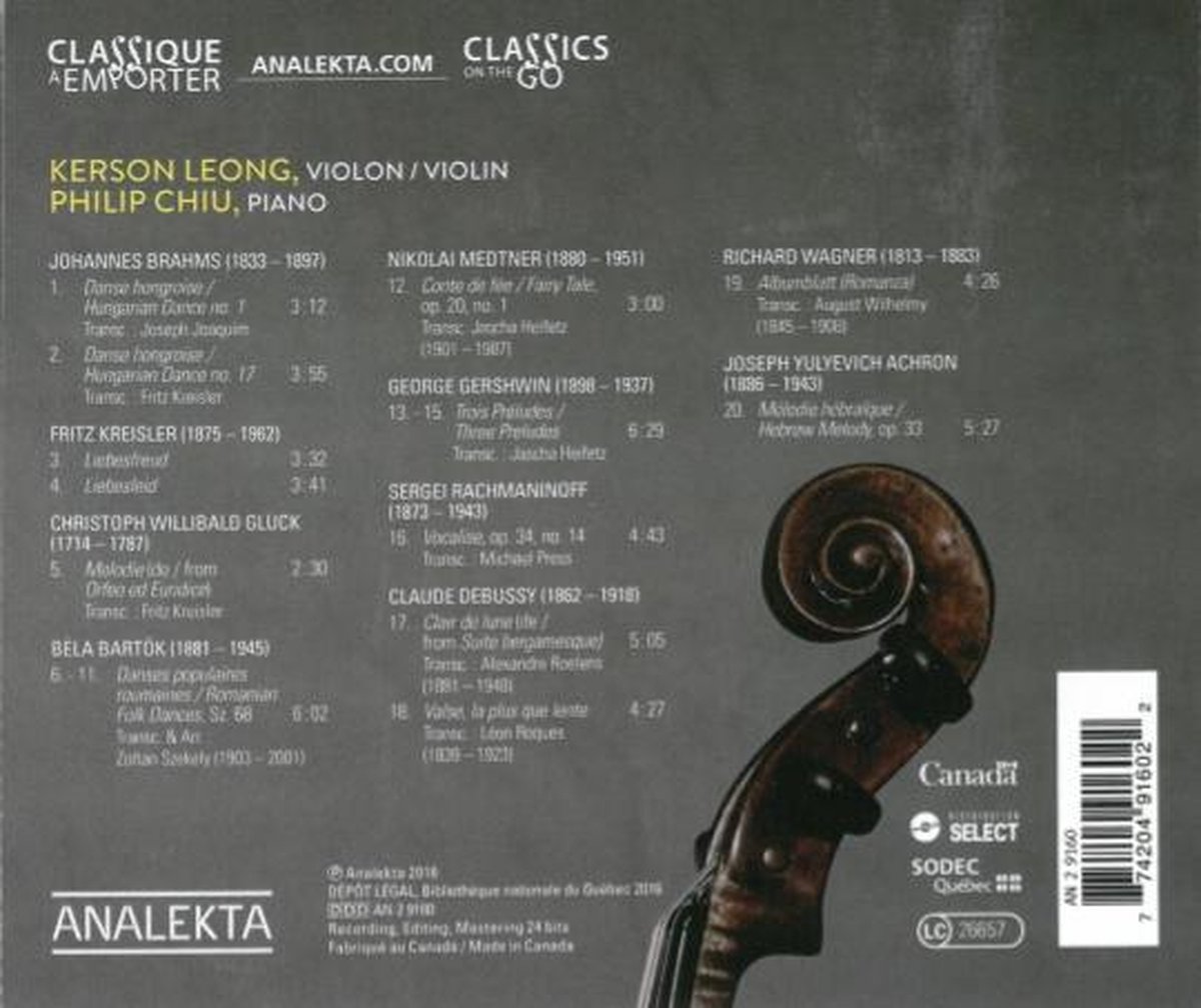 Kerson Leong & Philip Chiu - Bis (CD), Philip Chiu | Muziek | bol.com