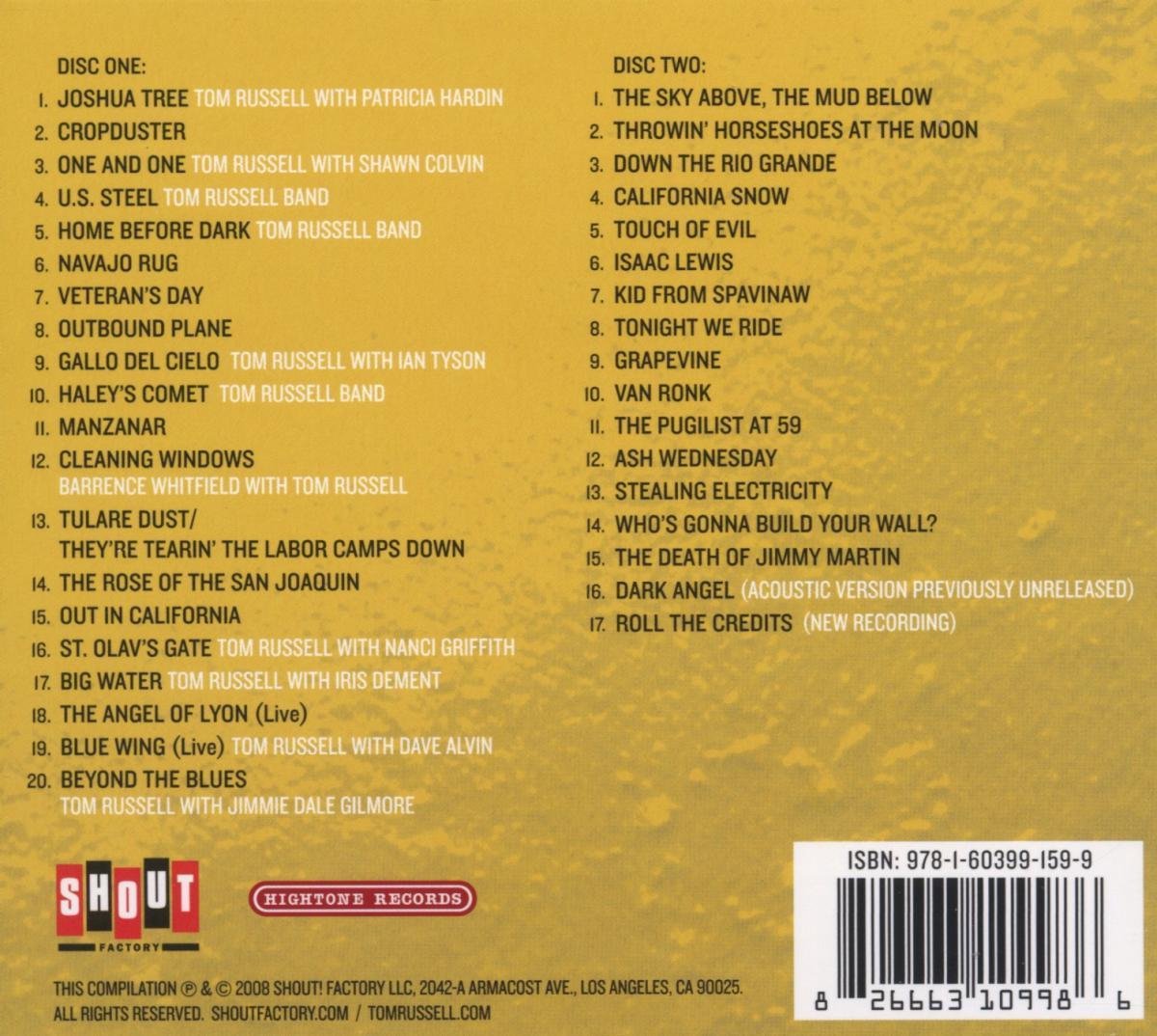 Veteran's Day Anthology, Tom Russell | CD (album) | Muziek | bol.com