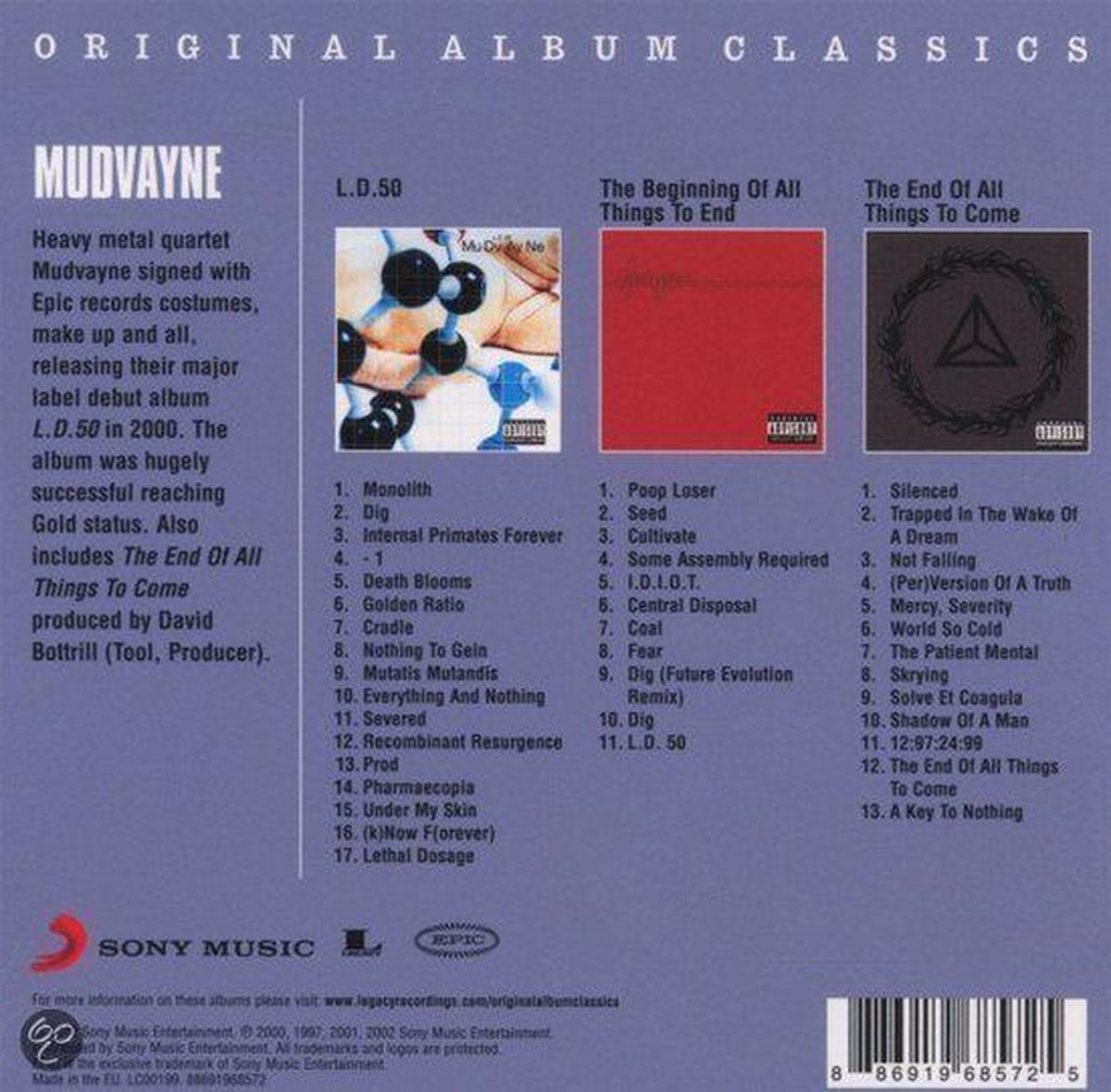 Original Album Classics, Mudvayne | CD (album) | Muziek | bol.com