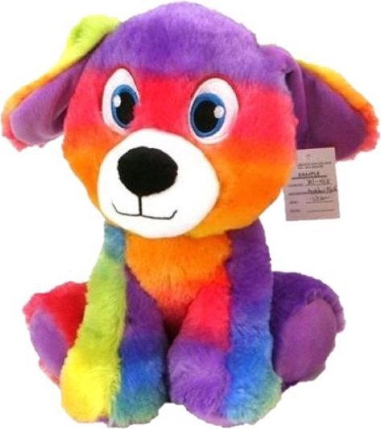Peluche Rainbow Dog - 25cm | bol.com
