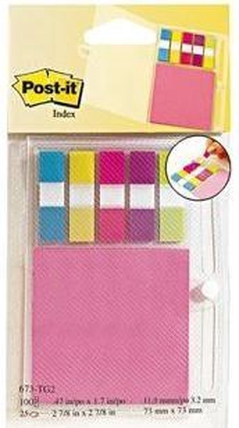 Etui met Post-it Index tabs en Post-it Notes | bol