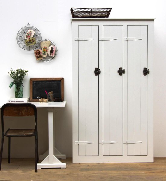 Lockerkast middel wit | bol