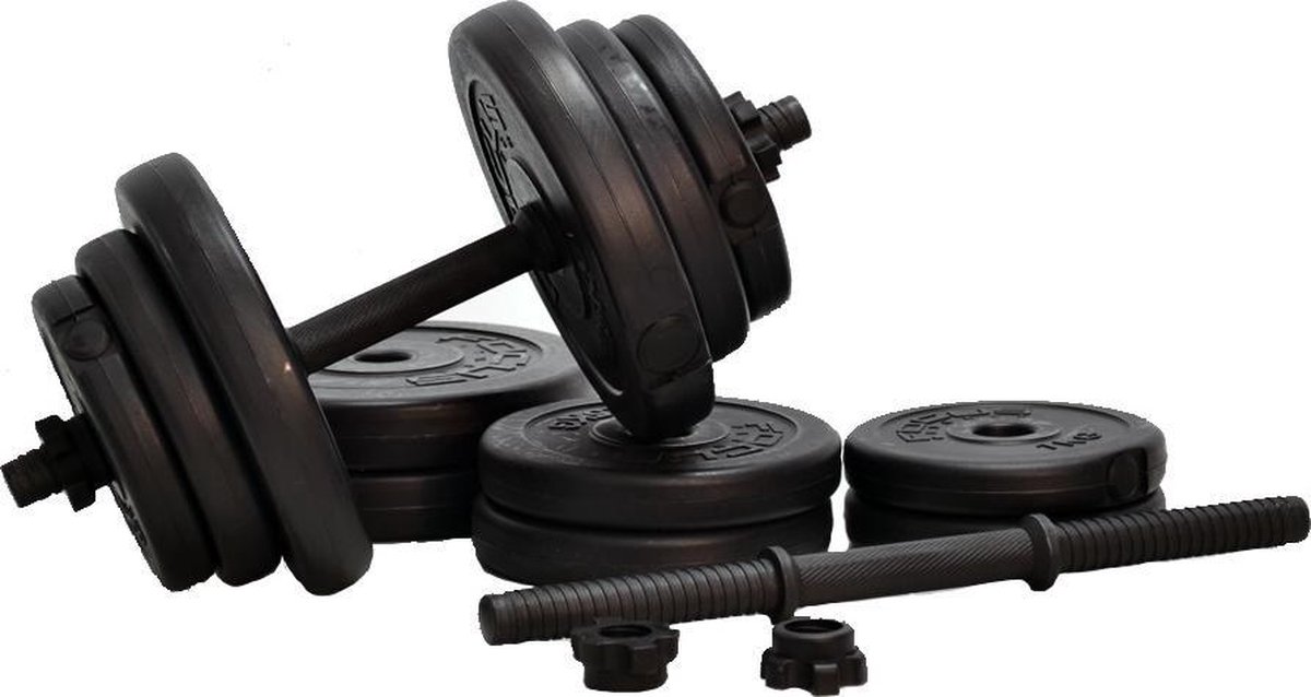 Focus Fitness – Verstelbare Dumbbell Set 20 kg - 2 x 10 kg - Gewichten ...