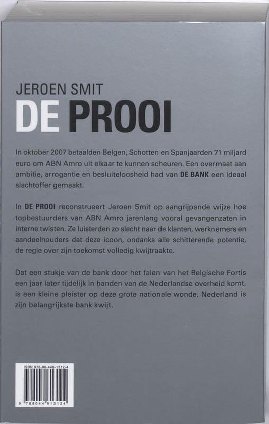 De Prooi, Jeroen Smit | 9789044613124 | Boeken | bol