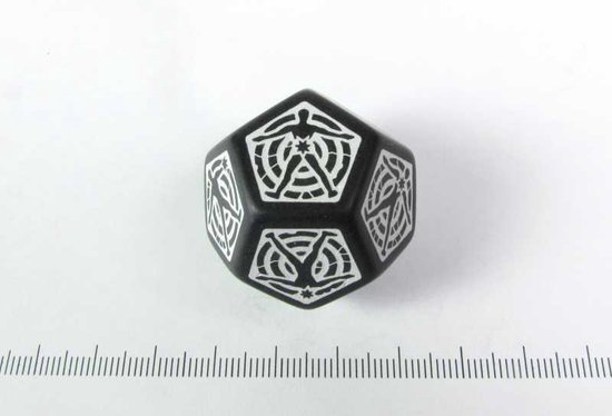 D12 Hit location Dice - Zwart | bol