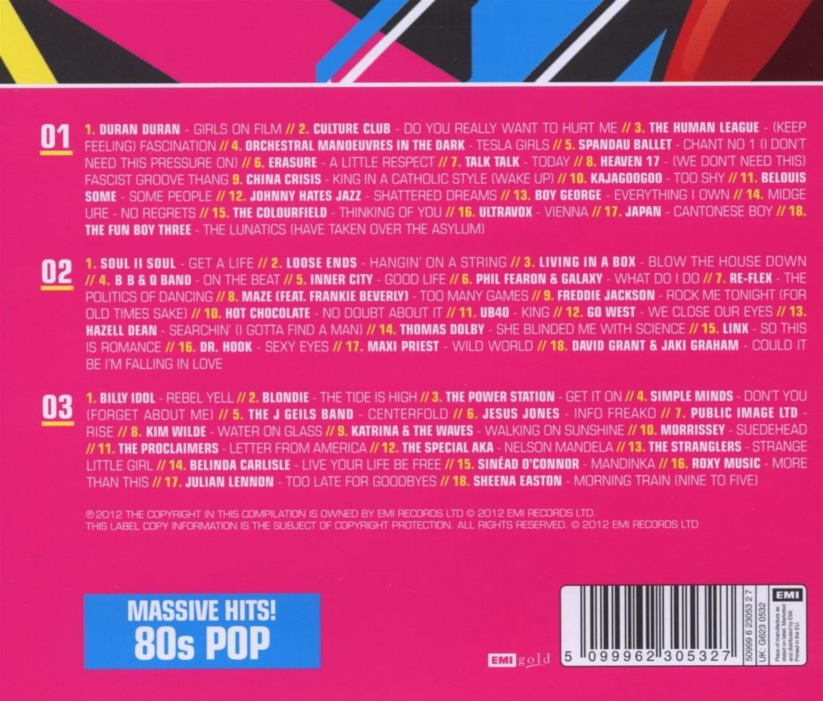 Massive Hits! 80S Pop, various artists | CD (album) | Muziek | bol.com