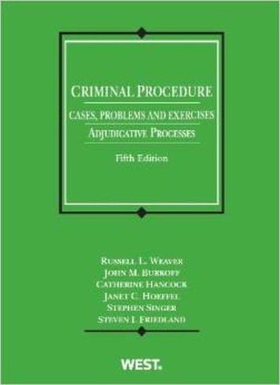 Criminal Procedure | 9780314279446 | Russell Weaver | Boeken | bol