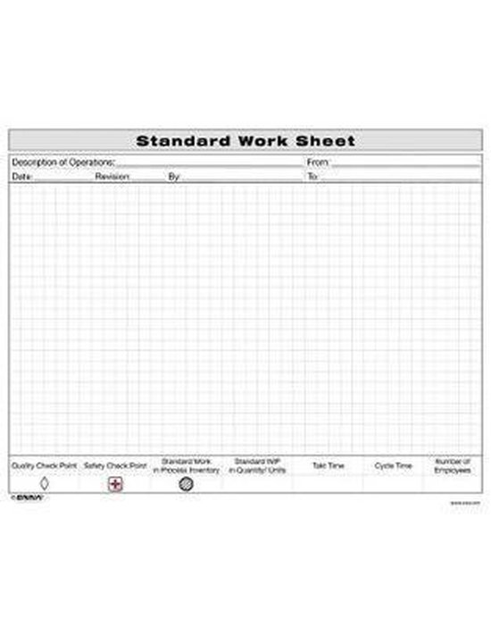 Standard Work Sheet | 9781138078710 | Enna | Boeken | bol