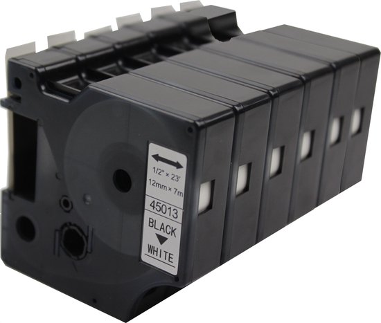 KATRIZ® huismerk label tape voor Dymo 45013 | LabelManager PNP ...