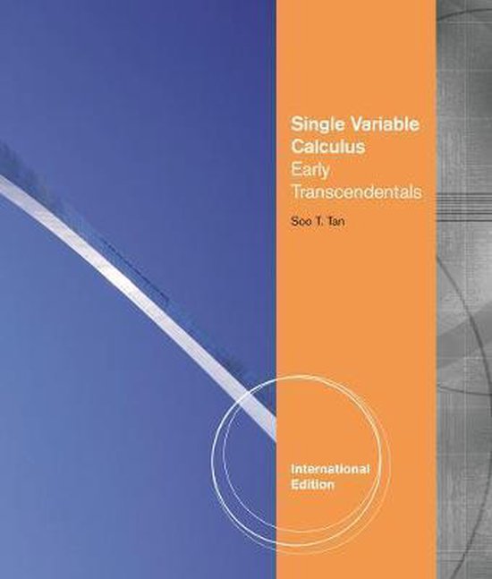 Single Variable Calculus | 9781439046005 | Soo T Tan | Boeken | bol