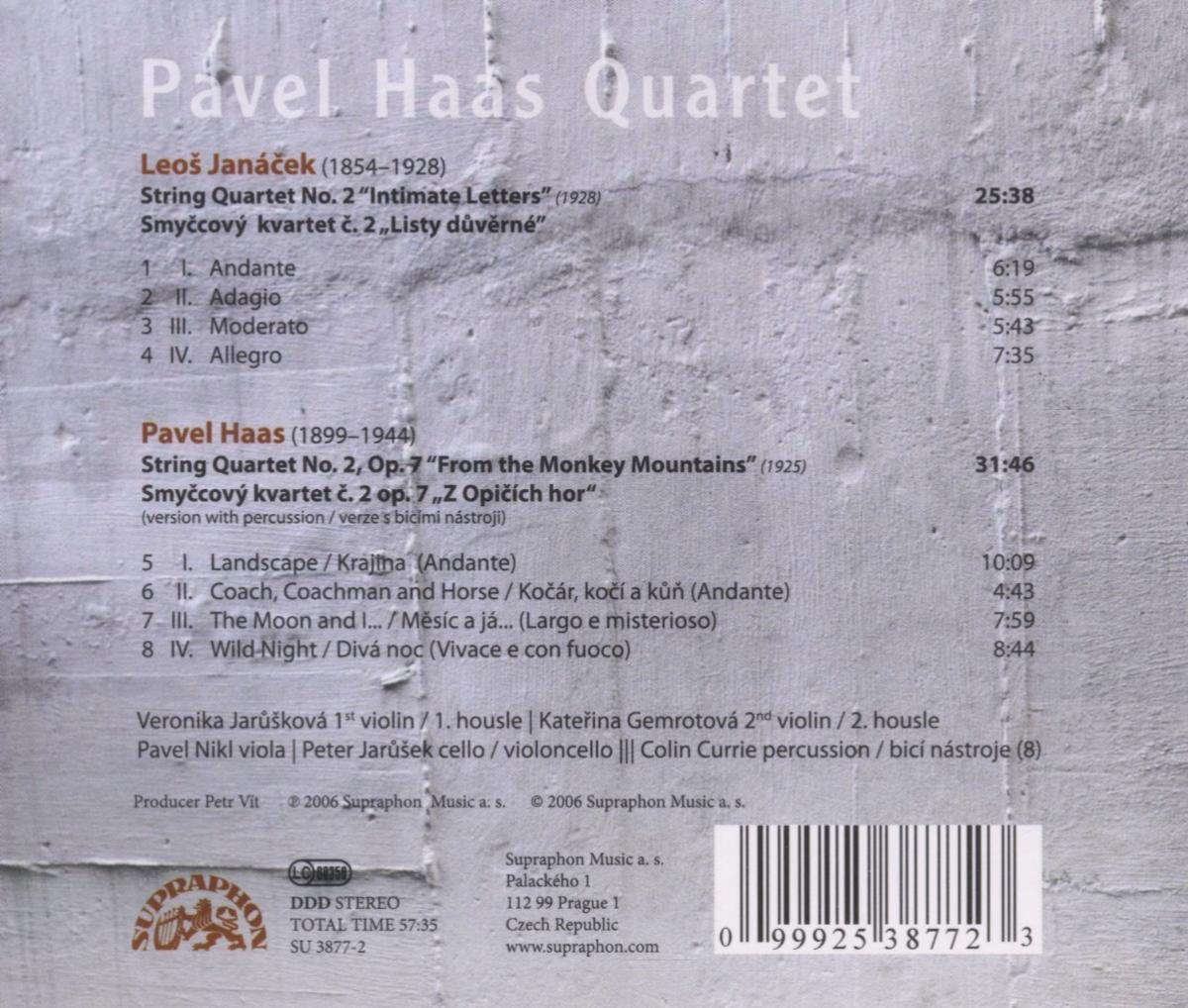 Haas Janacek String Quartets, Haas | CD (album) | Muziek | bol.com