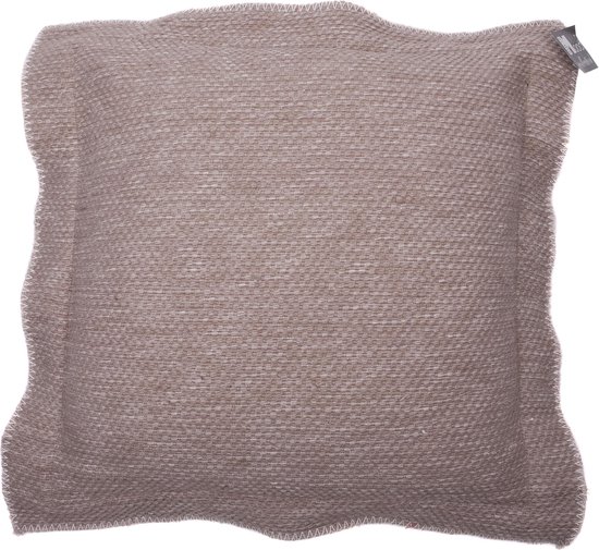 In The Mood Relief Grof - Sierkussen - 45x45 cm - Kiezel | bol.com