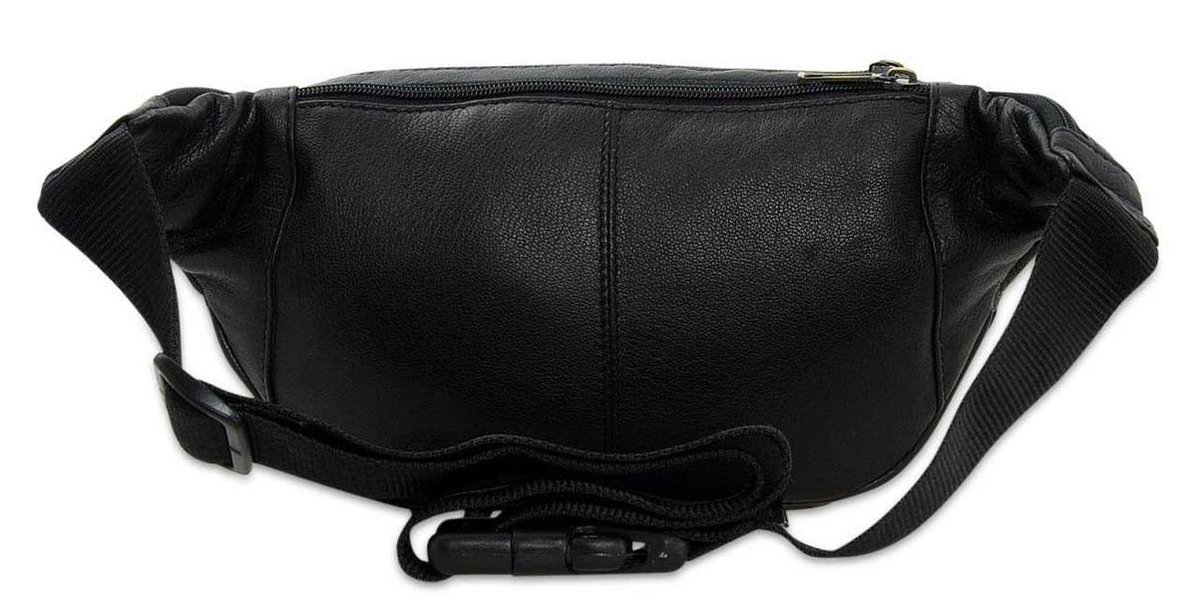 bol.com | Rojafit Heuptas -Groot-5 vakken-Zwart-Leer ( Afmeting: L.30 x ...