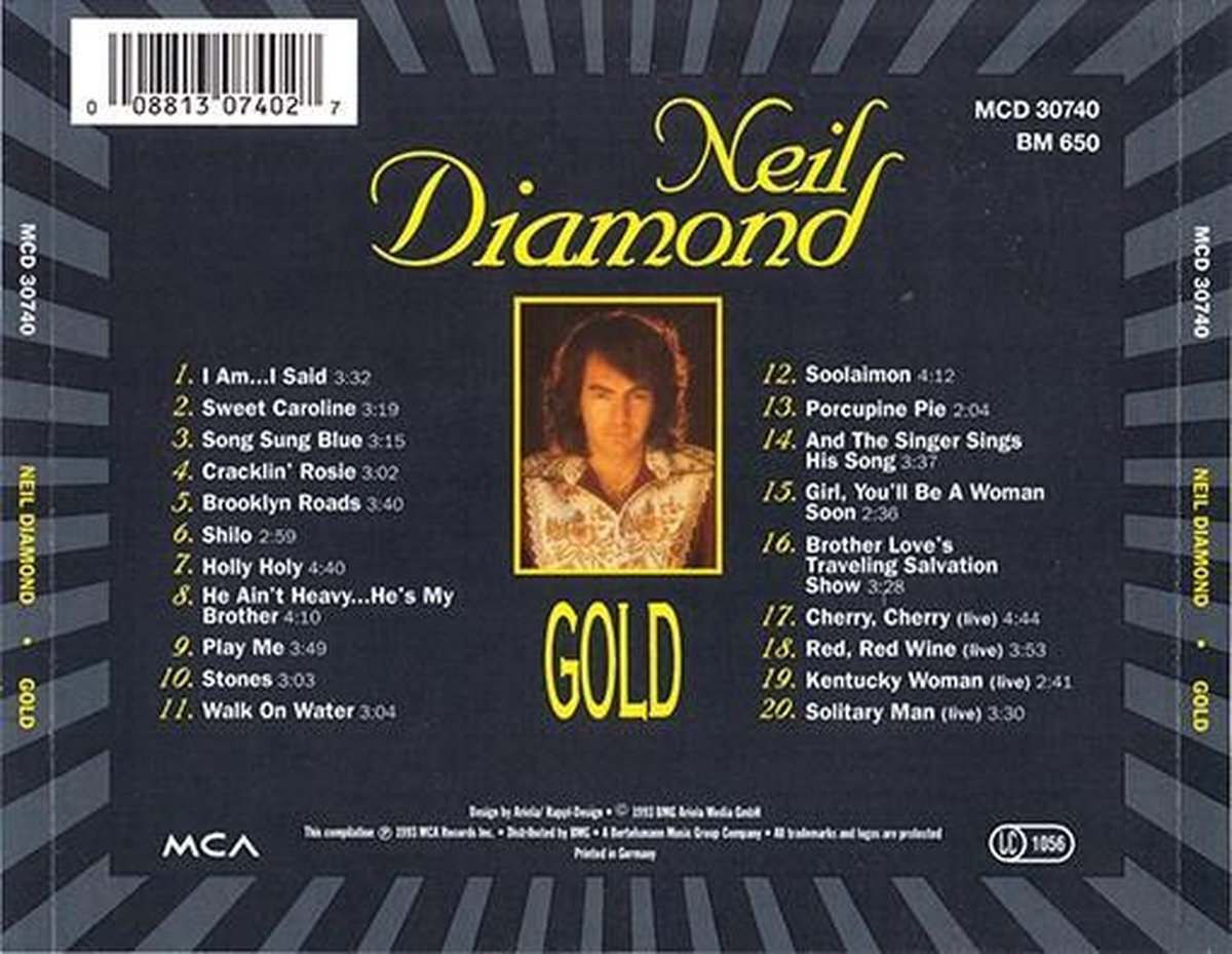 Gold, Neil Diamond | CD (album) | Muziek | bol.com