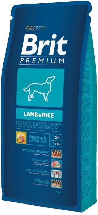 Brit Premium by Nature hondenvoer Sensitive Lamb 15 kg - Hond | bol.com