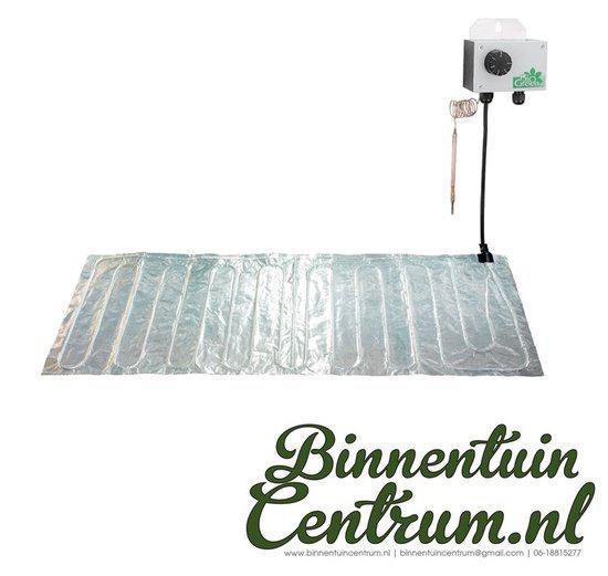 BIOGreen Aluminium grond verwarmings mat 100 x 100cm (150W) | bol