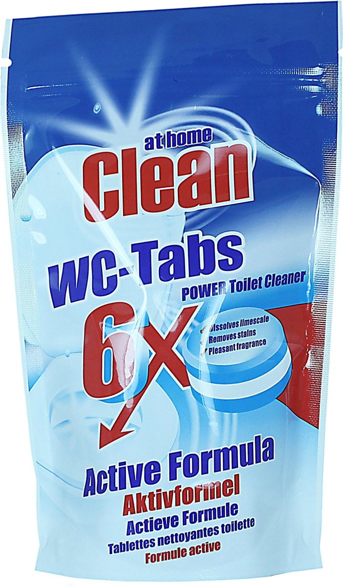 At Home Clean WC-Tabs 6 tabs | bol.com