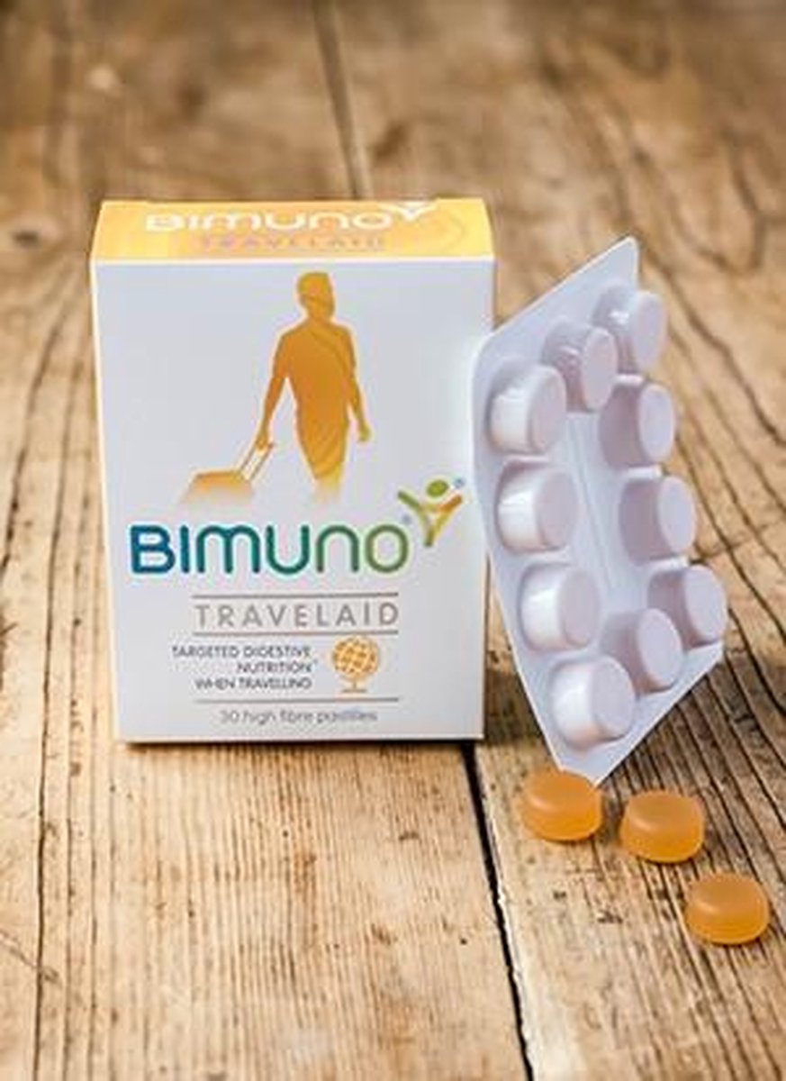 Bimuno TravelAid - Targeted Digestive Nutrition - 30 Pastilles | bol.com