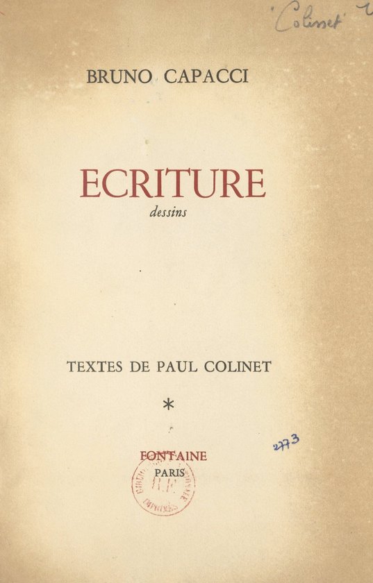 Écriture (ebook), Paul Colinet | 9782307021315 | Boeken | bol