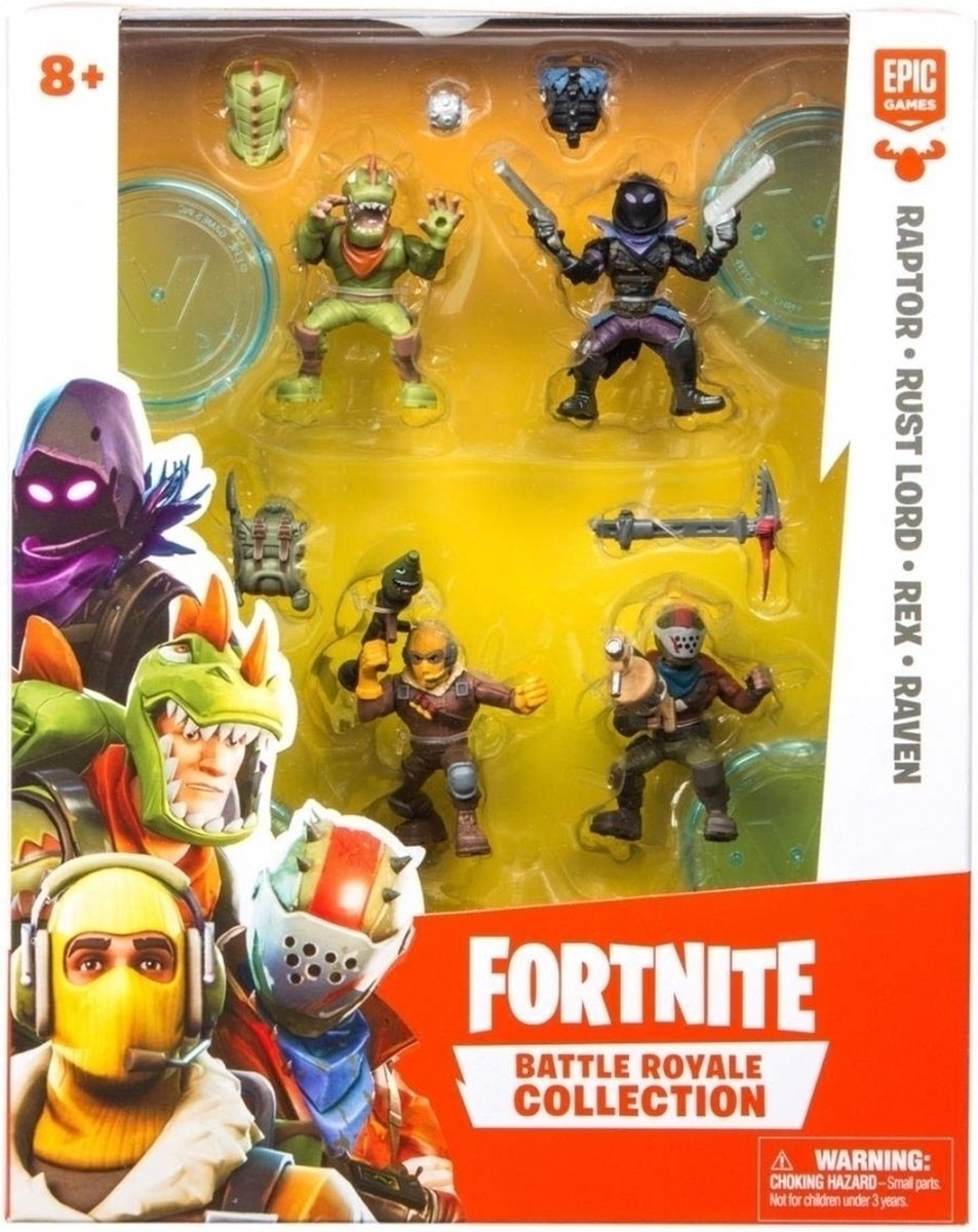 Fortnite Mini Figure - Battle Royale Collection (Raptor/Rust Lord/Rex ...