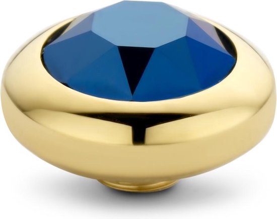 Melano Vivid Season CZ steentje Crystal Metallic Blue Goud | bol.com