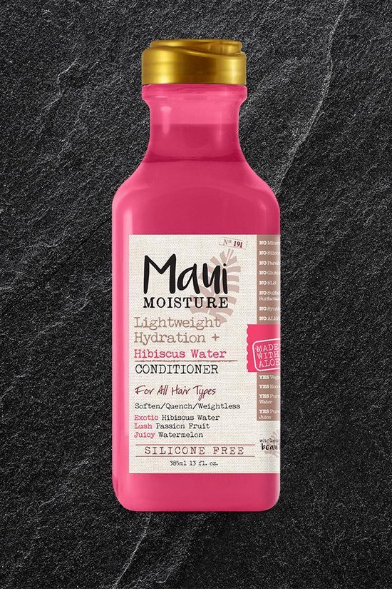Maui Moisture LightWeight Hydration + Hibiscus Water Conditioner 385ml ...