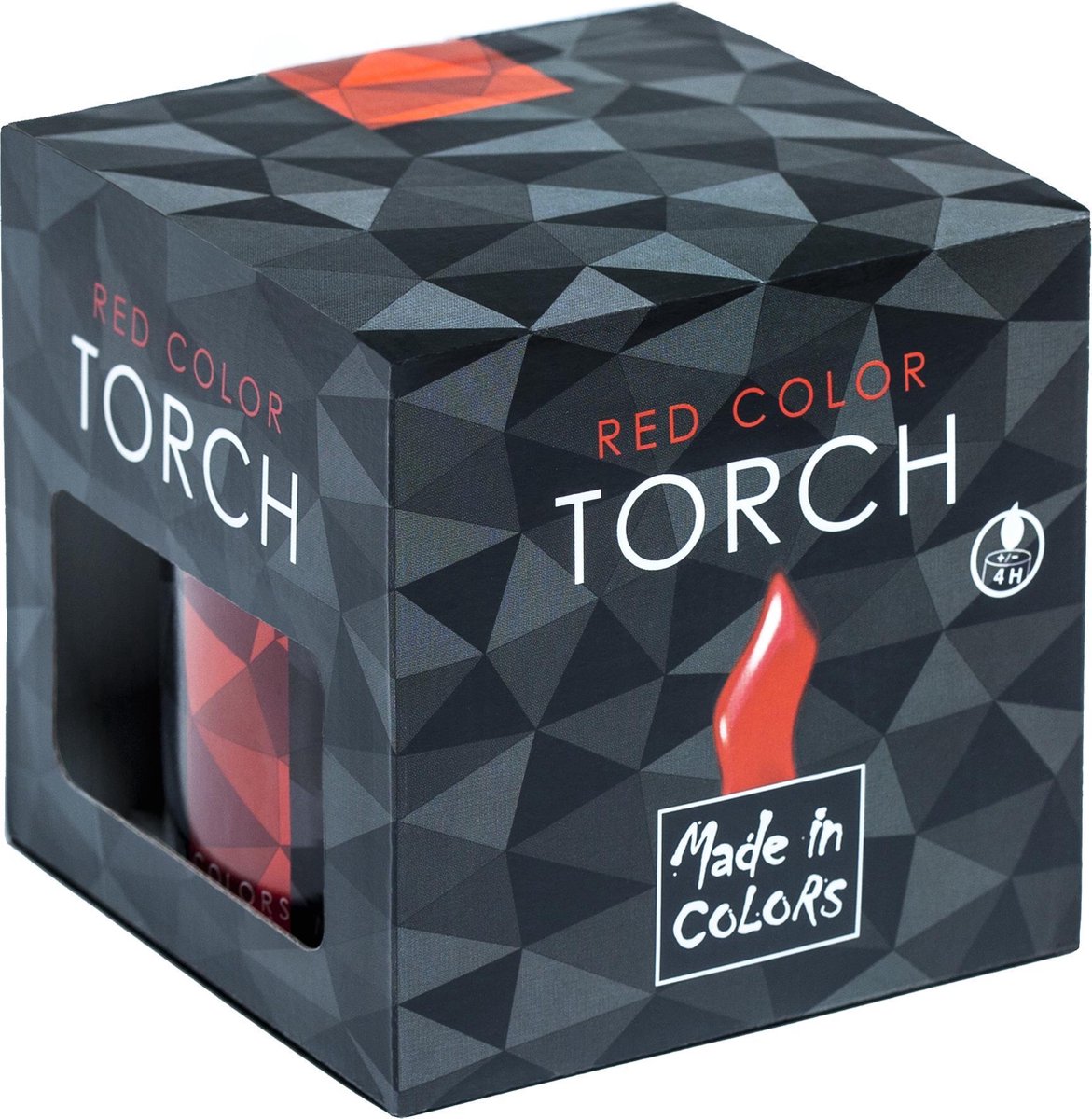 Made In Colors - Color Torch - Fakkel in blik - Rode vlam | bol.com