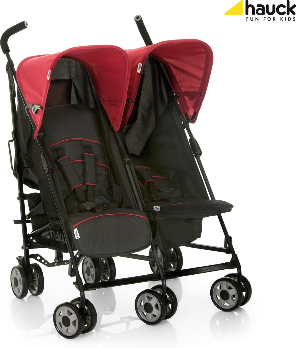 Hauck Turbo Duo - Duo buggy - Caviar/Tango | bol.com