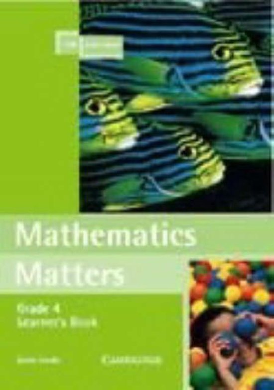 Mathematics Matters Grade 4 Learner's Book | 9780521788670 | Zonia ...