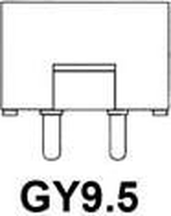 HQ Power HTI 150W 90V GY9.5 ARC tube Transparant | bol