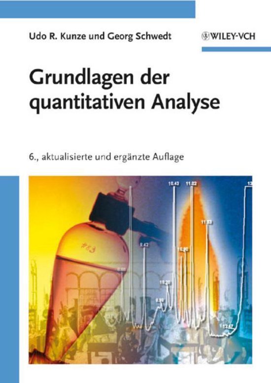 Grundlagen der quantitativen Analyse, Udo R. Kunze | 9783527320752 ...