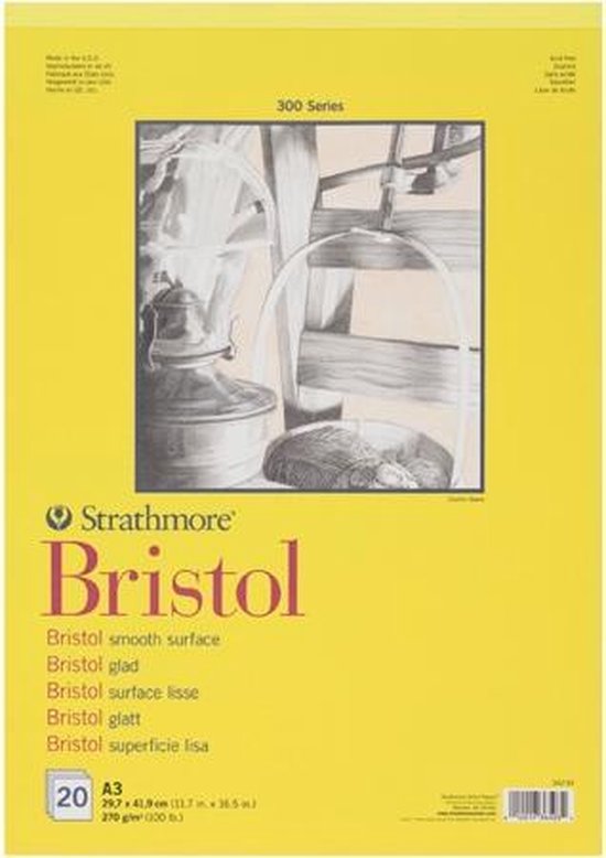 Strathmore 300 series bristol papier - wit | bol