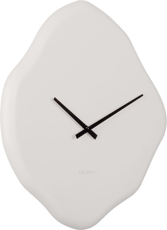 Wall clock Organic Diamond white | bol.com