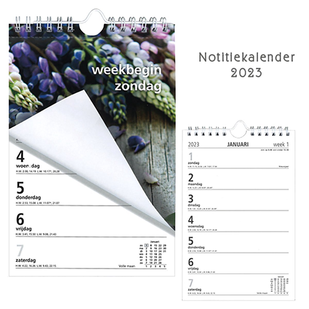 Weekkalender 2023 met Spiraal nr.2 (21cmx14cm) | bol.com