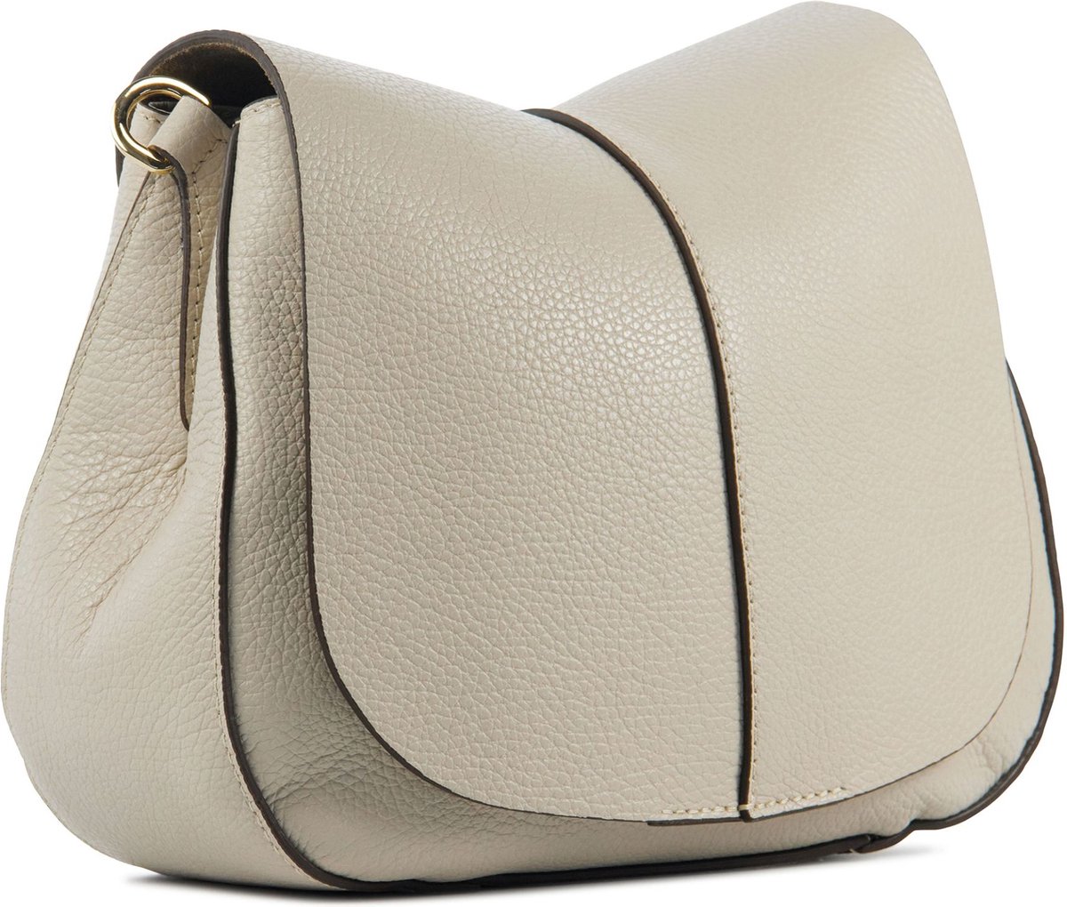 Gianni Chiarini Crossbodytas Dames / Handtas - Leer - helena round - Grijs | bol.com