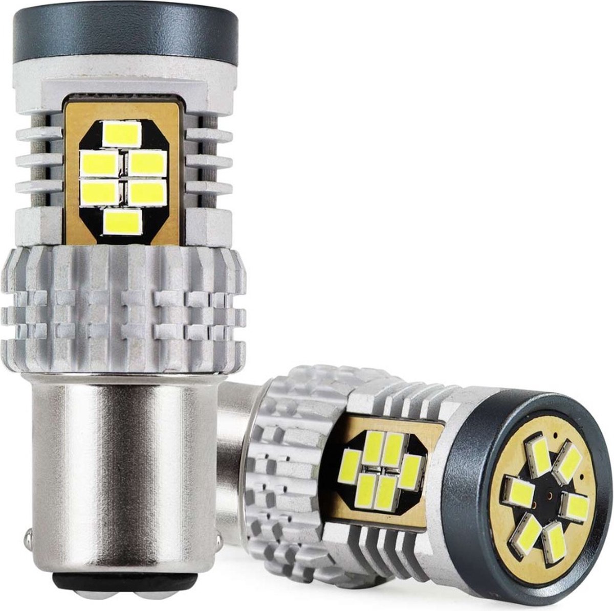 WIT - BAY15D - CANBUS - LED - 24SMD - 3020 - 12 / 24V | bol.com