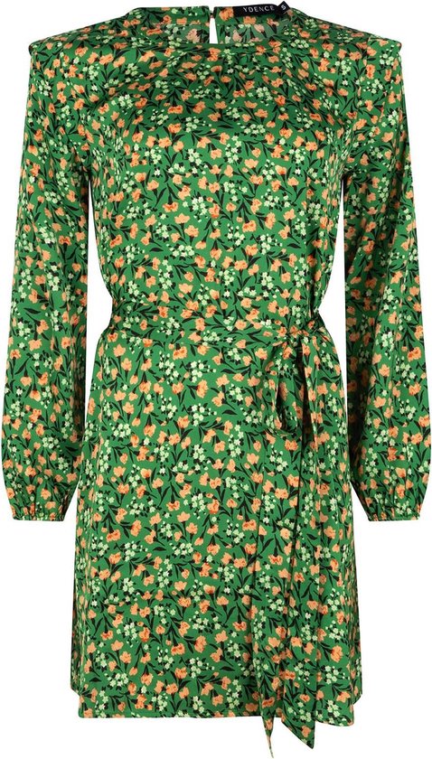 Ydence Dress Amy Green Flower | bol.com
