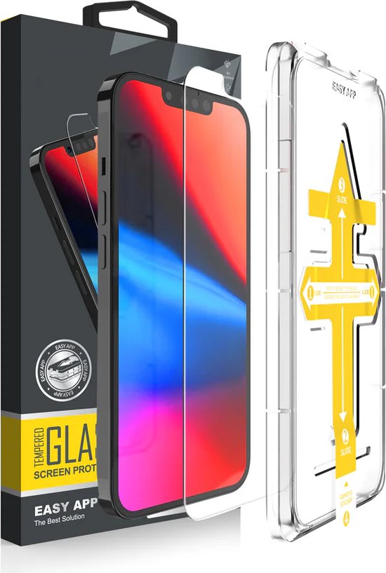 Apple iPhone 11 & XR - Screenprotector - Met Montage frame | bol.com