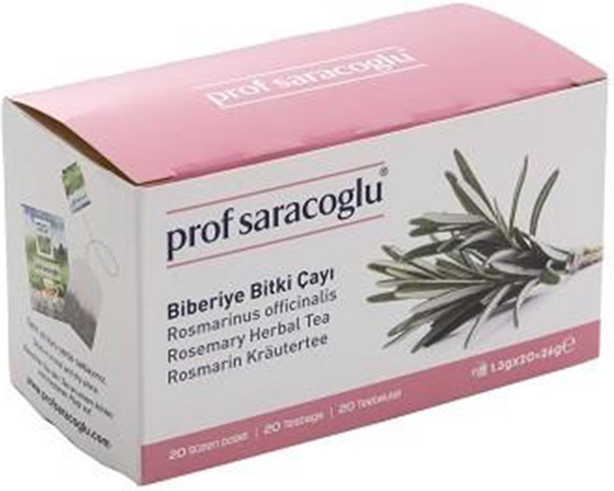 Prof Saracoglu - Rozemarijn Thee - 20 theezakjes | bol